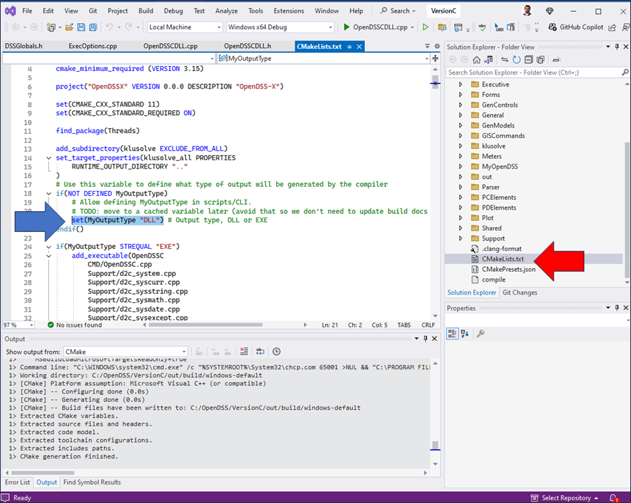Compile using MSVS (Windows)